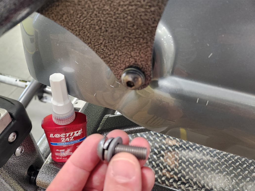 What is the hardware used to attach the pod to the pod rack?